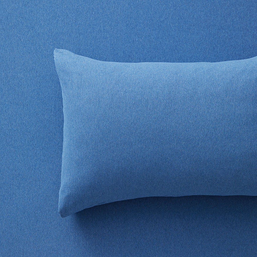 Buy Jersey Fitted Sheet - Denim Online | Bed Bath N' Table