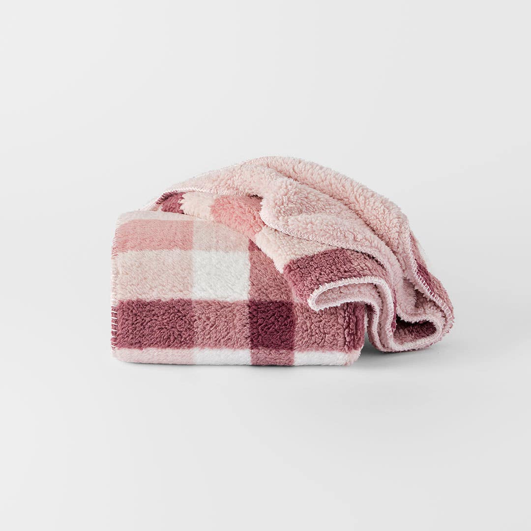 Shop Super Soft Throw - Pink Online | Bed Bath N' Table