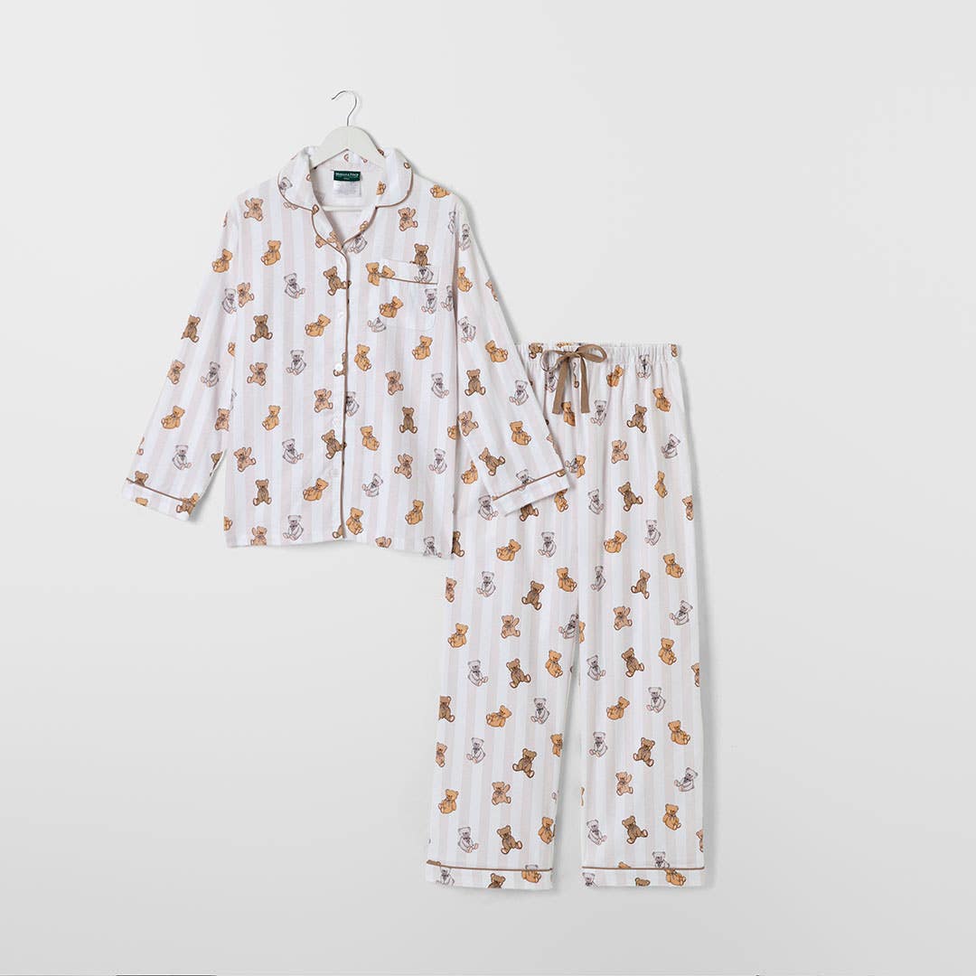 Shop Cuddly Bear Flannelette Pyjamas Online | Bed Bath N' Table