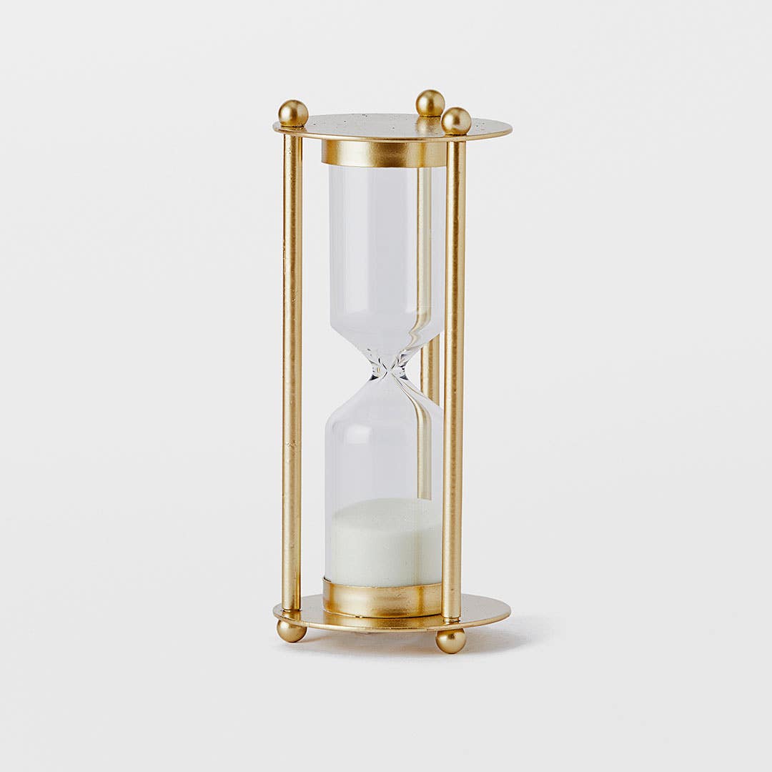 Shop Dover Sand Timer Small - Gold Online |Bed Bath N' Table