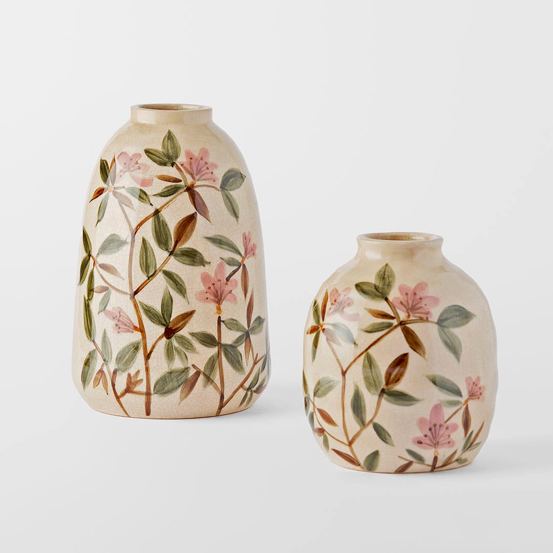Shop Evergreen Pink Ceramic Vase Large - Multi Online | Bed Bath N' Table