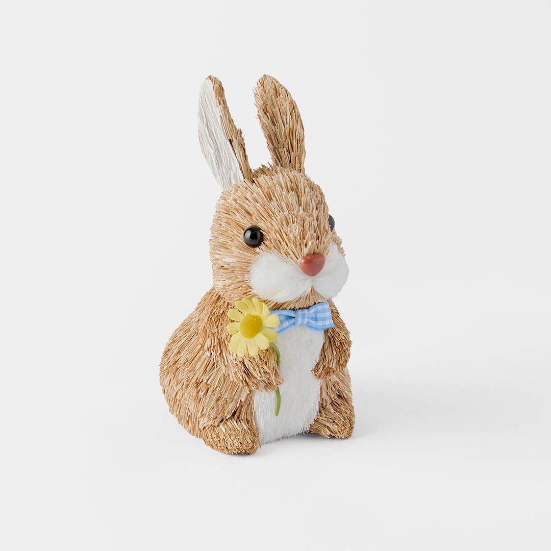 Shop Jute Rabbit With Flower And Bow Online | Bed Bath N' Table