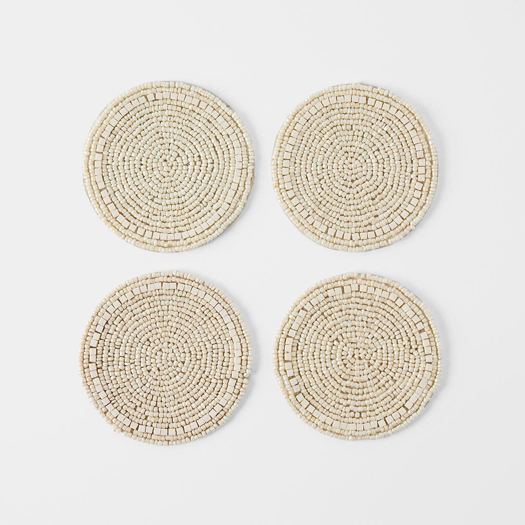 Shop Beaded Coasters - Set of 4 Online | Bed Bath N' Table