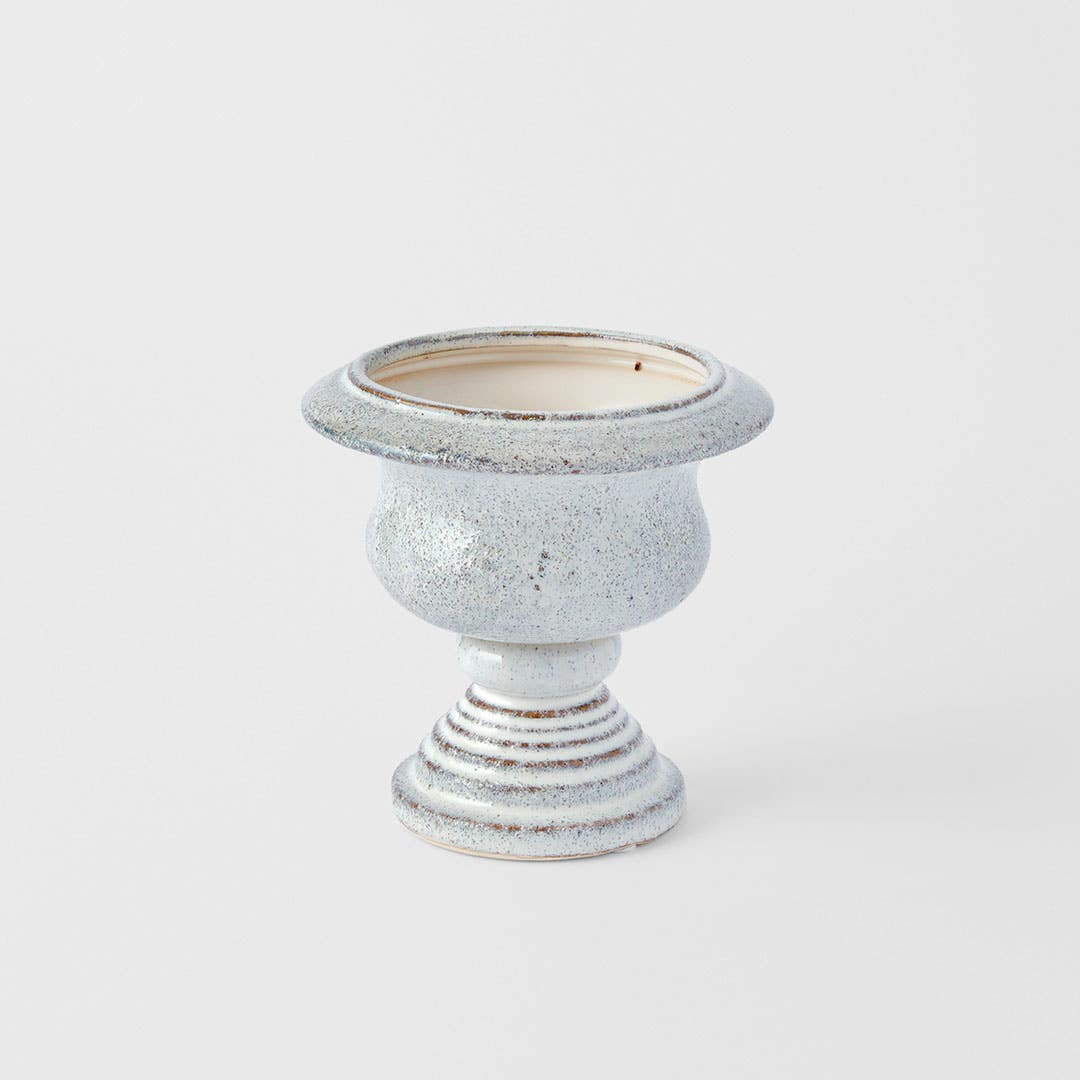 Shop Orano Footed Ceramic Planter Small - Grey Online | Bed Bath N' Table