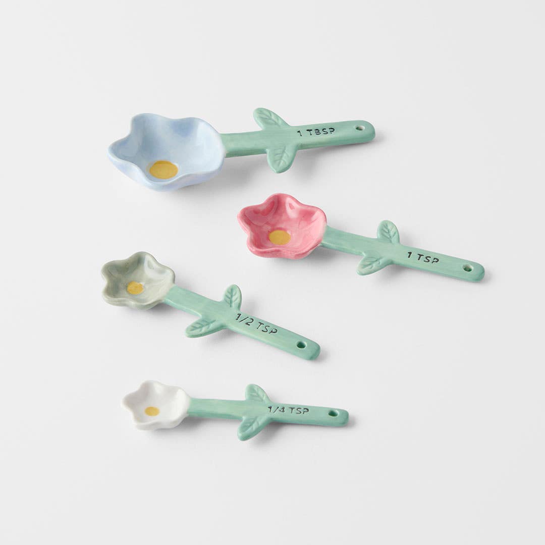 Shop Solaire Ceramic Measuring Spoon Set Of 4 Online | Bed Bath N'Table